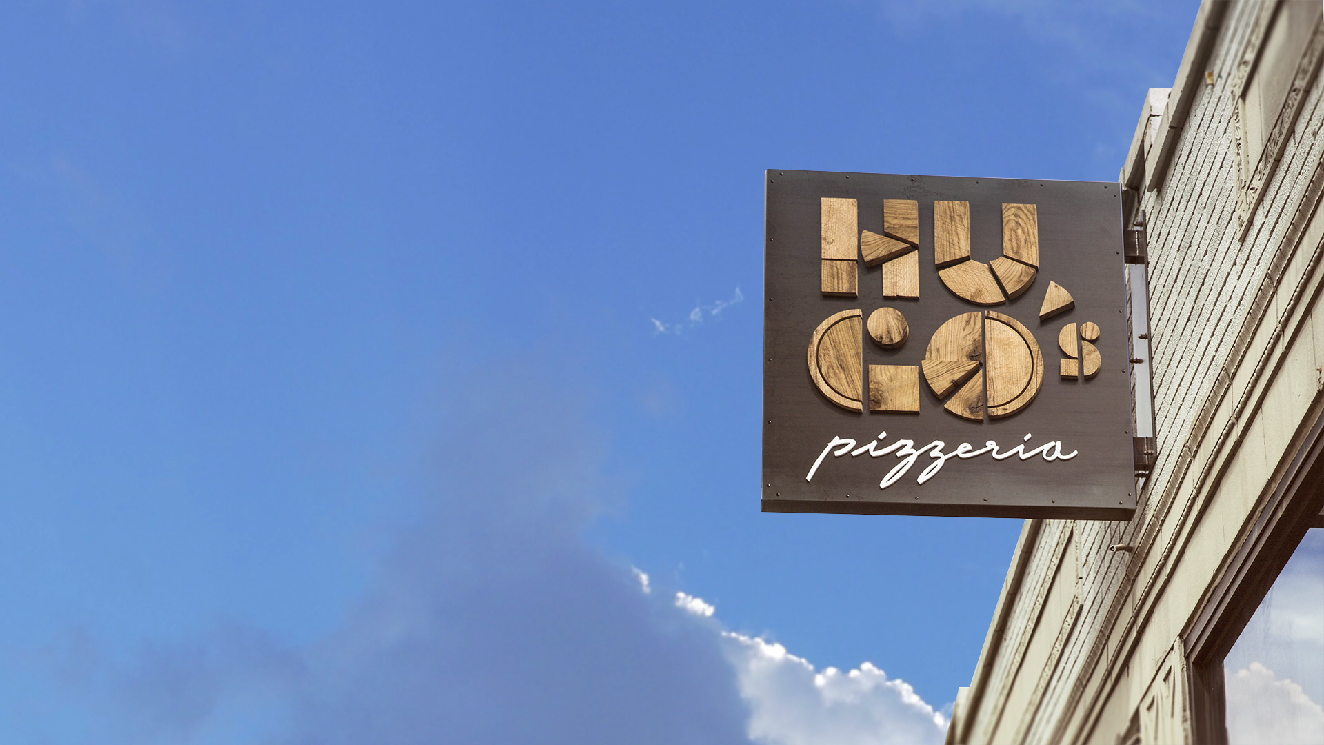 Hugo's Pizzeria – Branding, Signage & Menu Design by TOKY